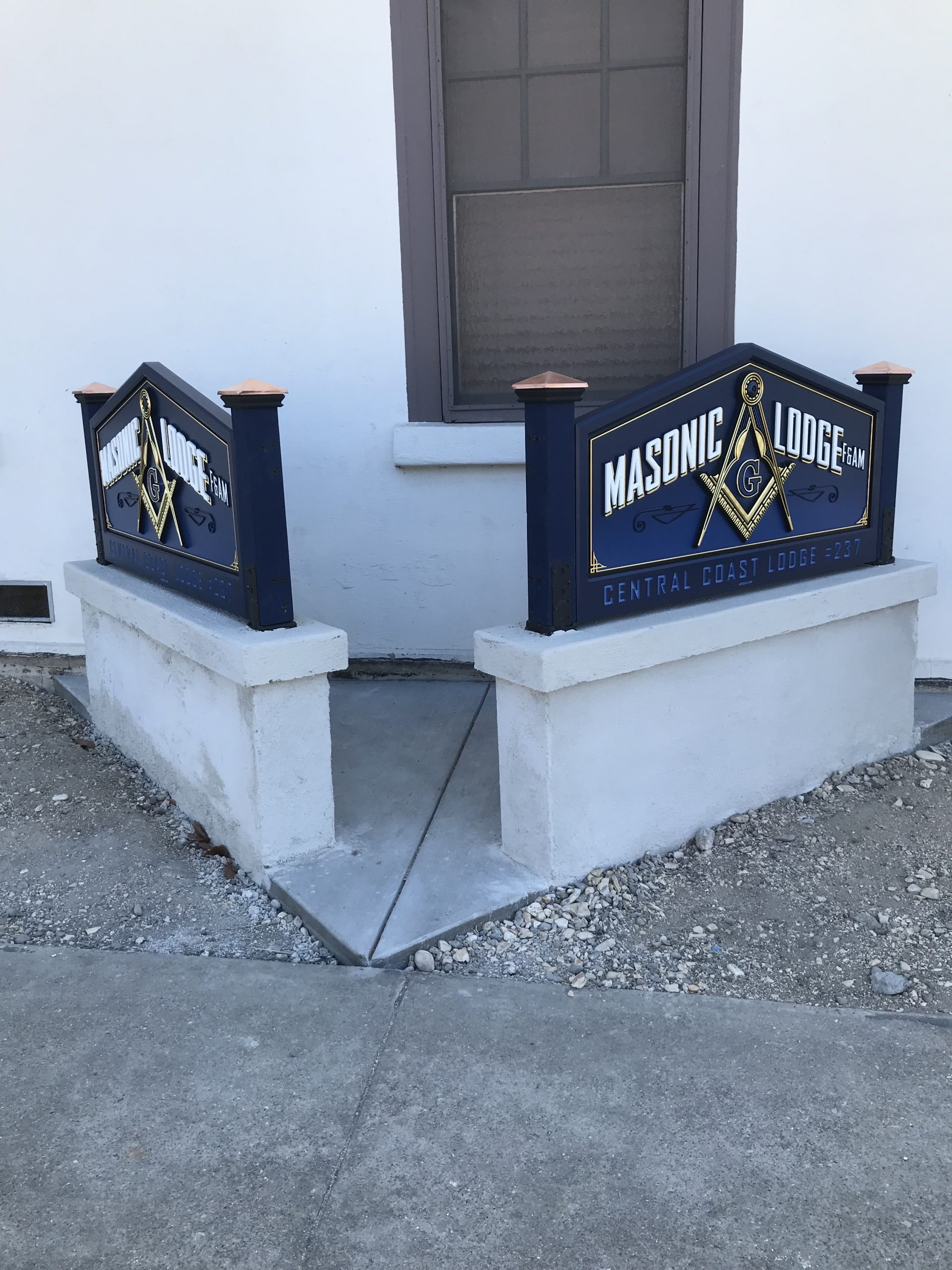 The Sign is Up! – Central Coast Masonic Lodge 237